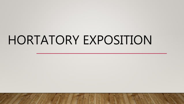 Material teaching hortatory_exposition[1] | PPTX