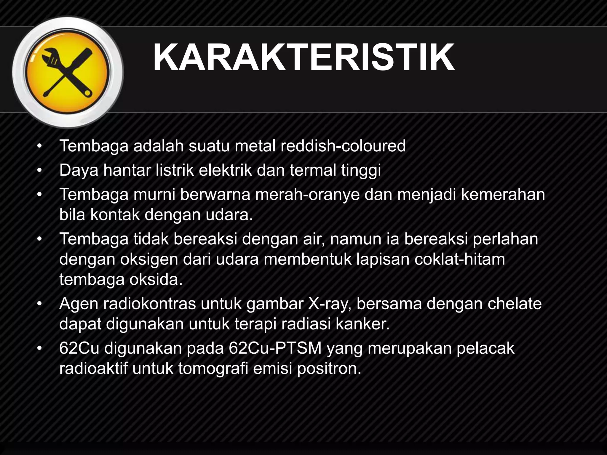 Material Teknik - Tembaga | PPTX