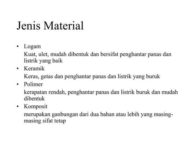 bahan kuliah Material teknik .ppt