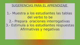 Topic 2 el verbo tobe | PDF