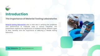 Material Testing Laboratories in UAE.pptx