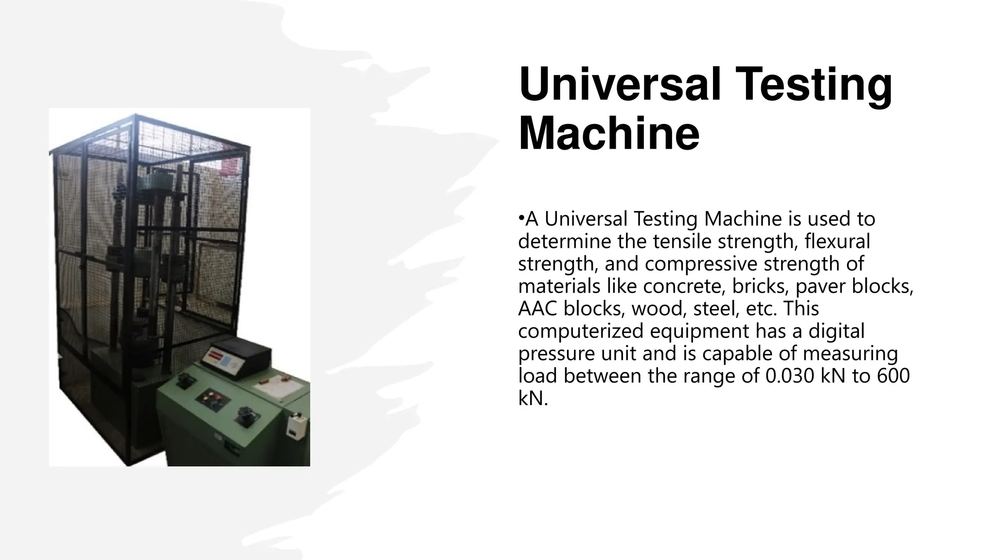 CEPT University | Material Testing Laboratory | PPTX