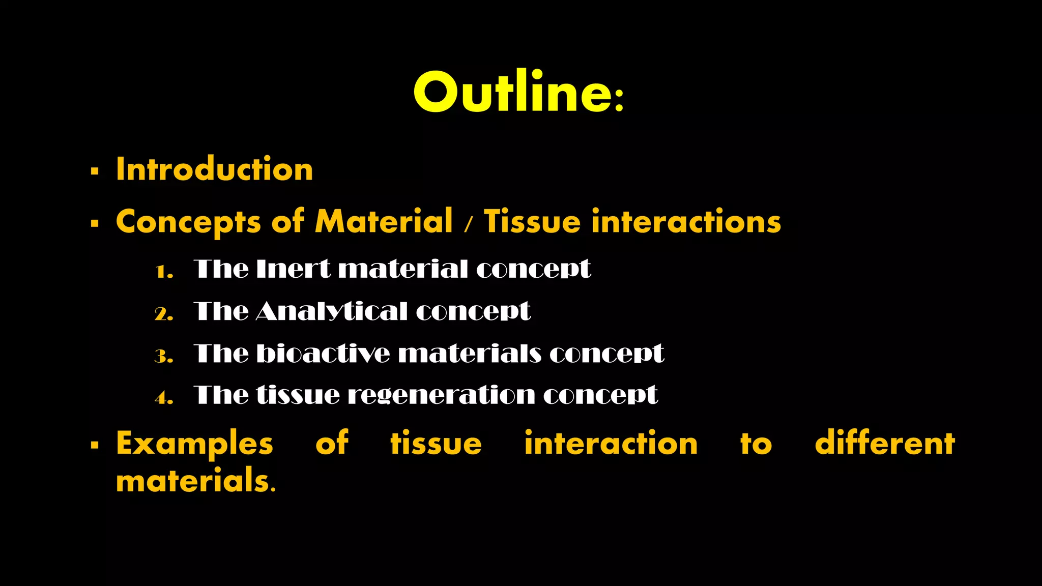 Material tissue interaction | PDF