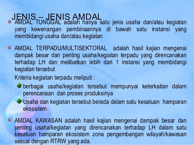 Materi amdal