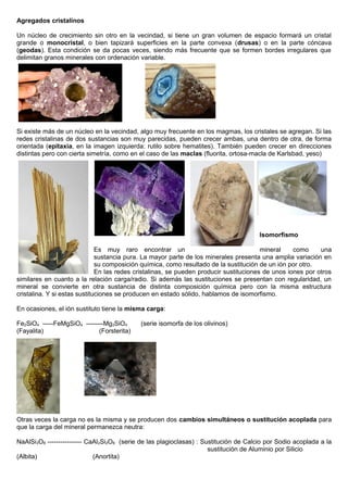 Materia mineral | DOC