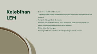 Materi Analisa Kestabilan Lereng Metode Kesetimbangan Batas (LEM ...