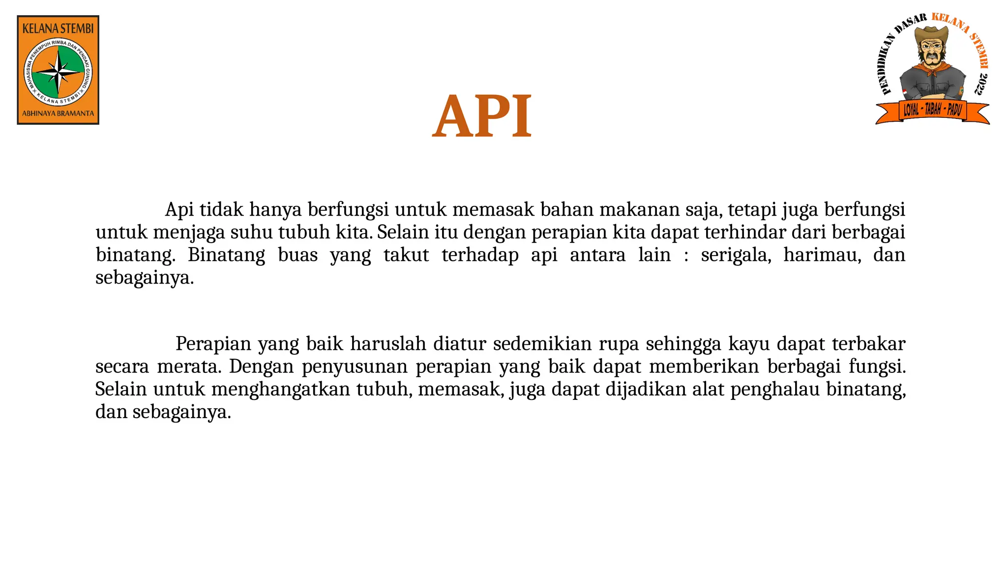 MATERI DASAR TEKNIK MEMBUAT API DAN PERLINDUNGAN.pptx