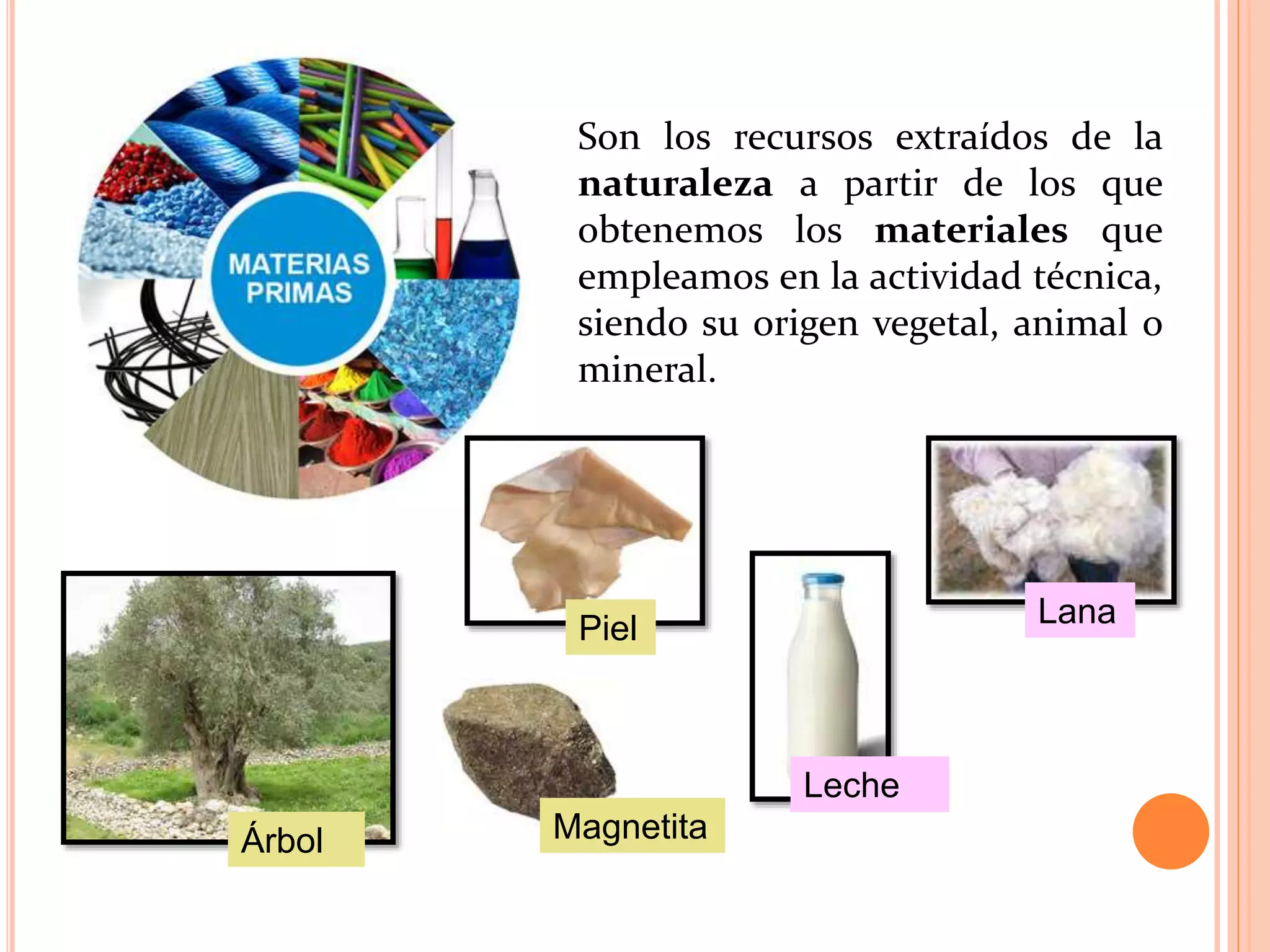MATERIA PRIMA Y PRODUCTO | PPT