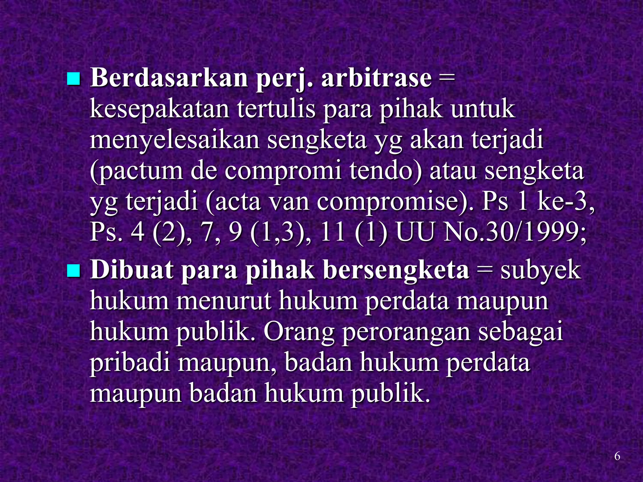 MATERI ARBITRASE I.ppt