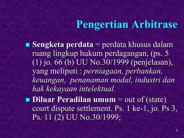 MATERI ARBITRASE I.ppt