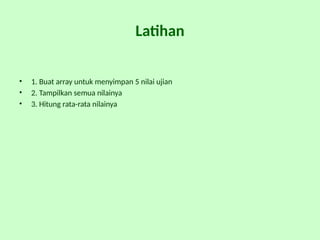 Materi_Array mudah dan untuk kelas XI.pptx