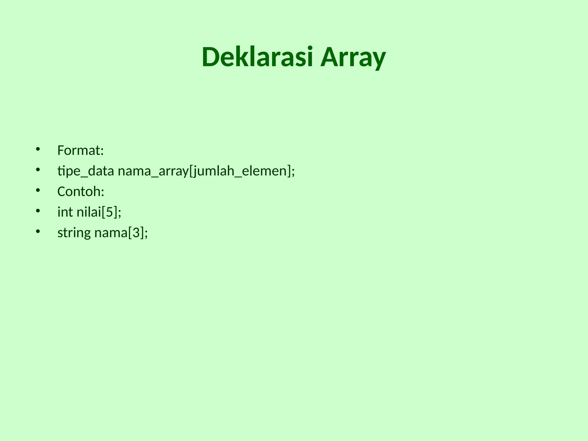 Materi_Array mudah dipahami untuk pemula.pptx