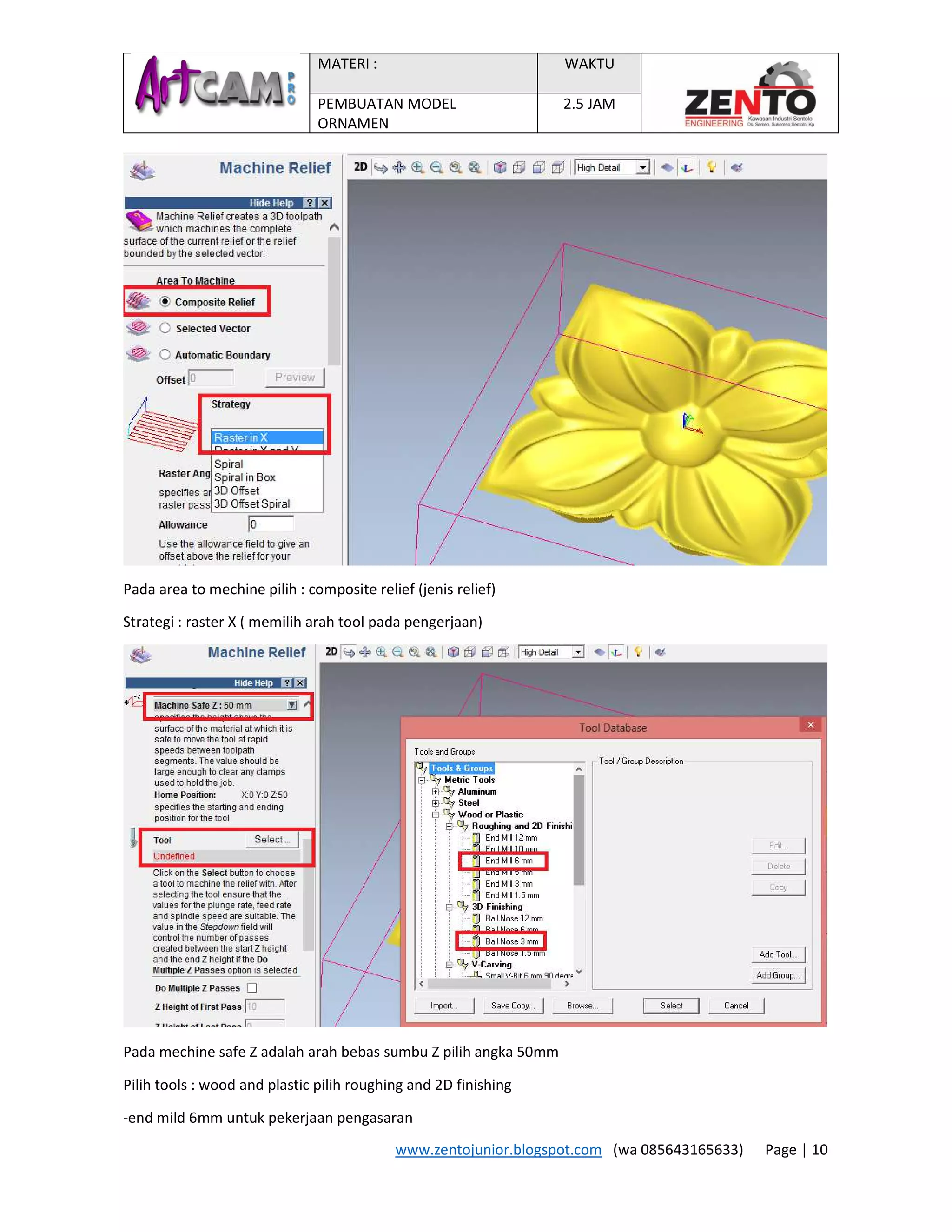 TUTORIAL ARTCAM CNC ROUTER | PDF