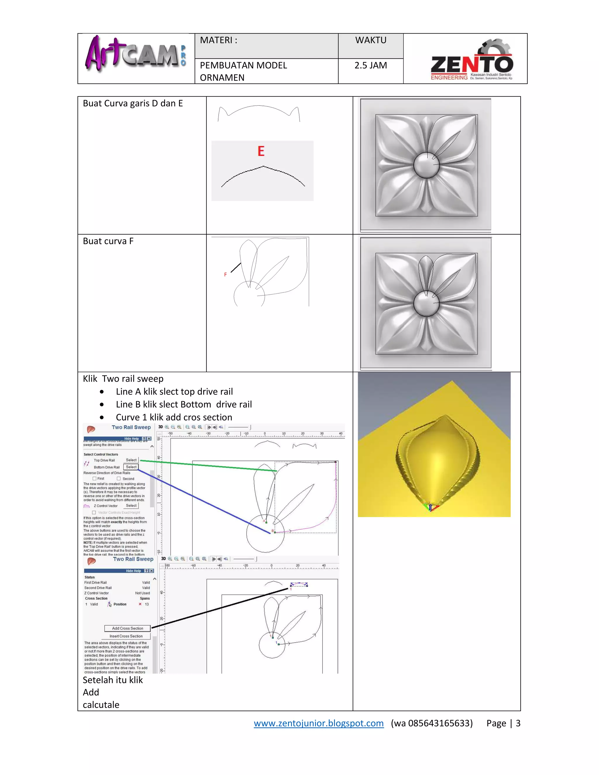 TUTORIAL ARTCAM CNC ROUTER | PDF