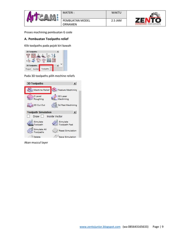 TUTORIAL ARTCAM CNC ROUTER | PDF