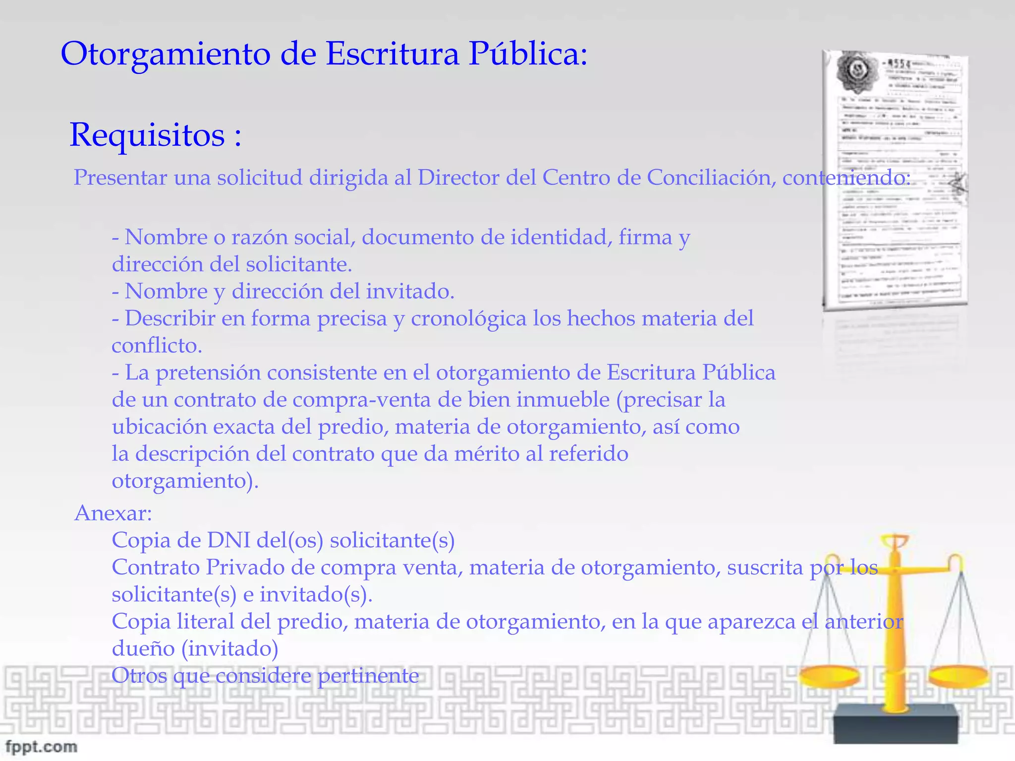 Materias Civiles y de Familia | PPT