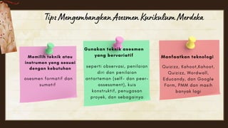 ASESMEN PEMBELAJARAN IMPLEMENTASI KURIKULUM MERDEKA | PPT | Free Download