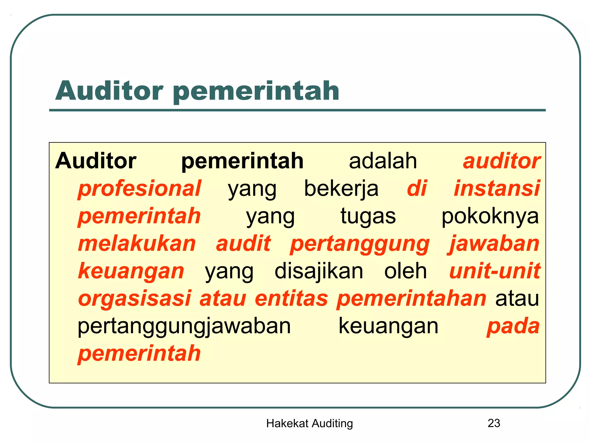 Materi Audit Ppt