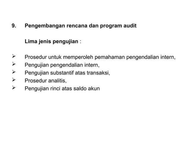 MATERI AUDIT II - PREPLAN AUDITING PROCESS.ppt