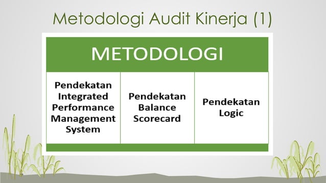 Materi Audit Kinerja Dari BPKP Perwakilan | PPTX