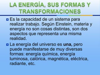 Materia y energía | PPTX
