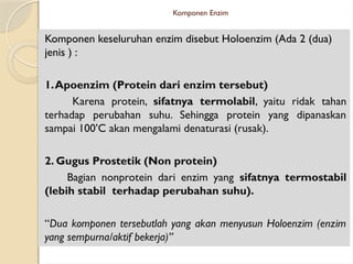 Materi bab 2 metabolisme; sifat-sifat enzim; enzim katalase.pptx