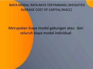 Materi bab 6 biaya modal manajemen keuangan.pptx