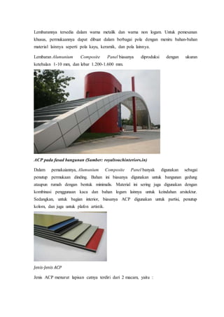 Materi bahan ajar karakteristik dan spesifikasi baja dan alumunium | DOCX