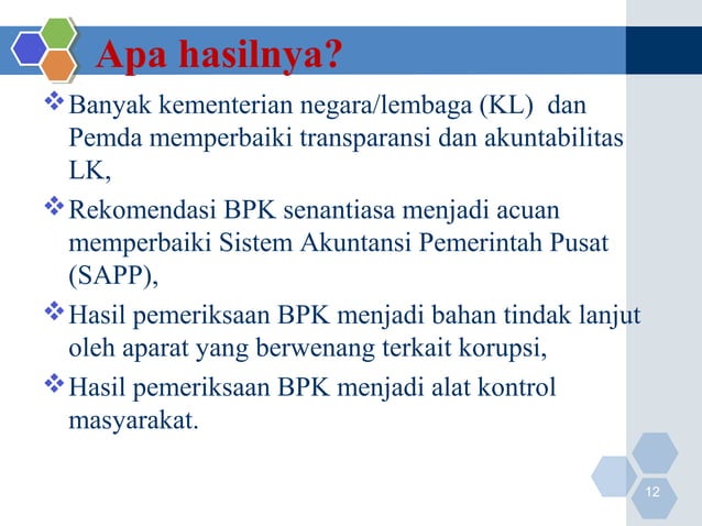 Pemeriksaan Pengelolaan dan Tanggung Jawab Keuangan Negara | PPT