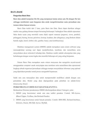 Materi basis data_-_pengertian_data_base | PDF