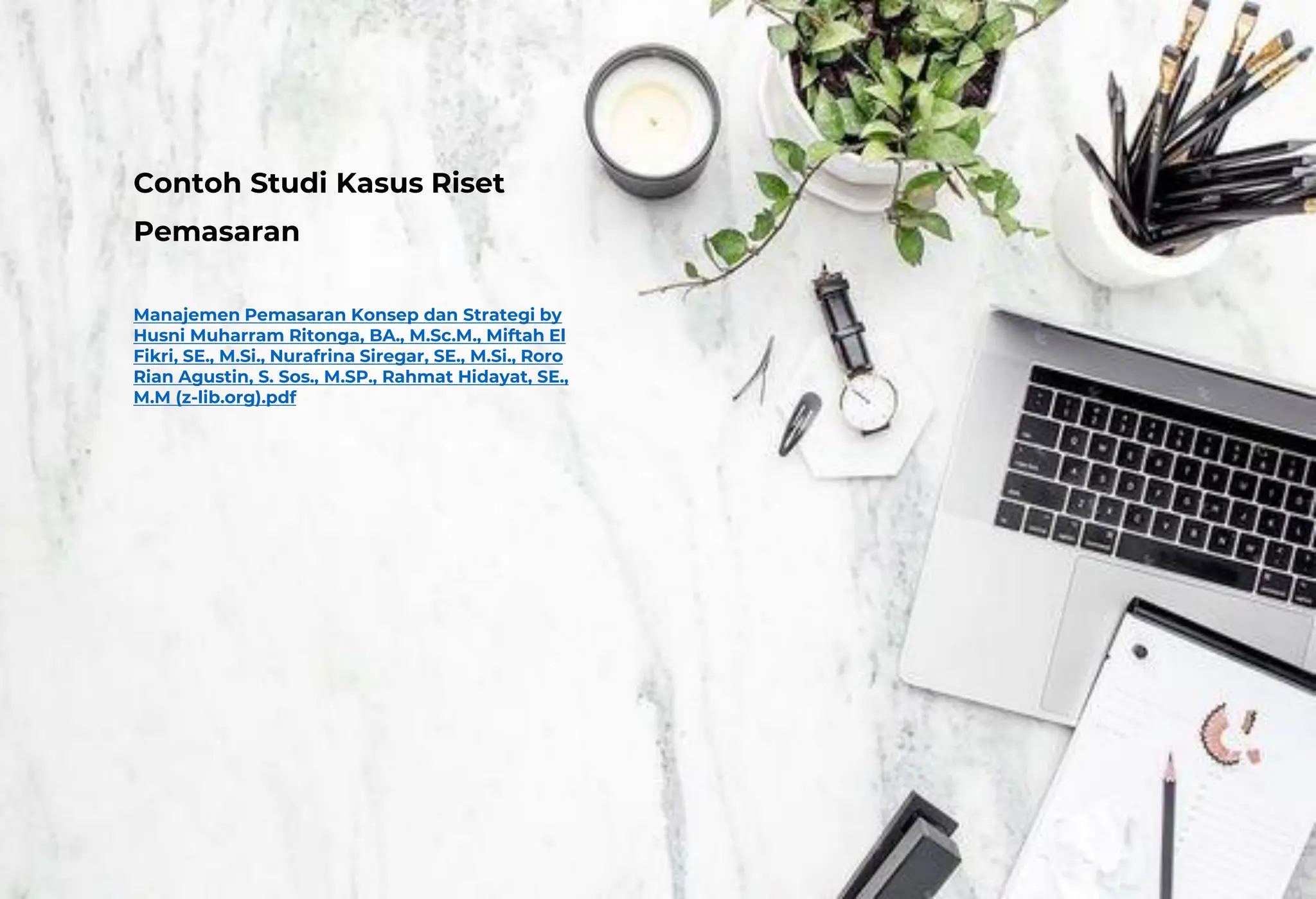 Riset Pemasaran dan Peramalan | PDF
