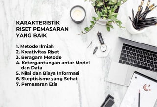 Riset Pemasaran dan Peramalan | PDF