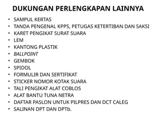 MATERI BAWASKAB_DISTRIBUSI LOGISTIK PEMILU 2024.pptx