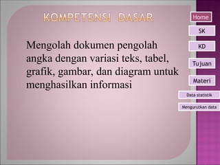 Materi belajar pengolah-angka dengan mudah | PPT