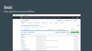 Belati: The Traditional Swiss Army Knife for OSINT | PDF
