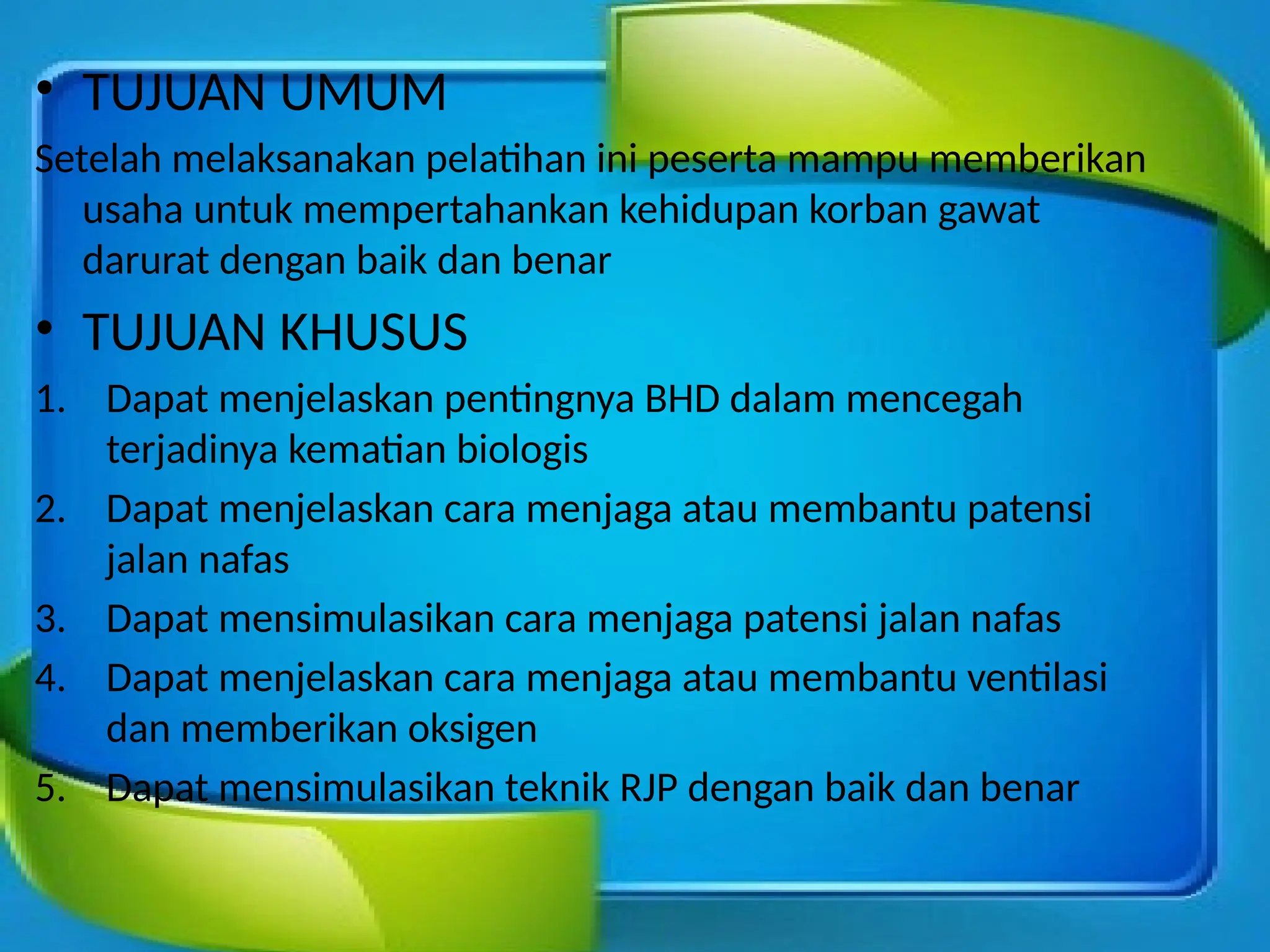 Materi BHD utk AWAM pelatihan Damkar (SISIPAN).pptx