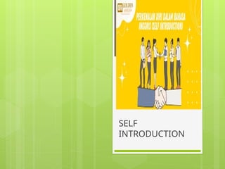 Materi bahasa inggris perkenalan menggunakan bahasa inggris | PPTX