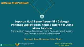 MateriBimtekDPRDLumajang_ Dr.rer.pol. Romy._UB.pptx