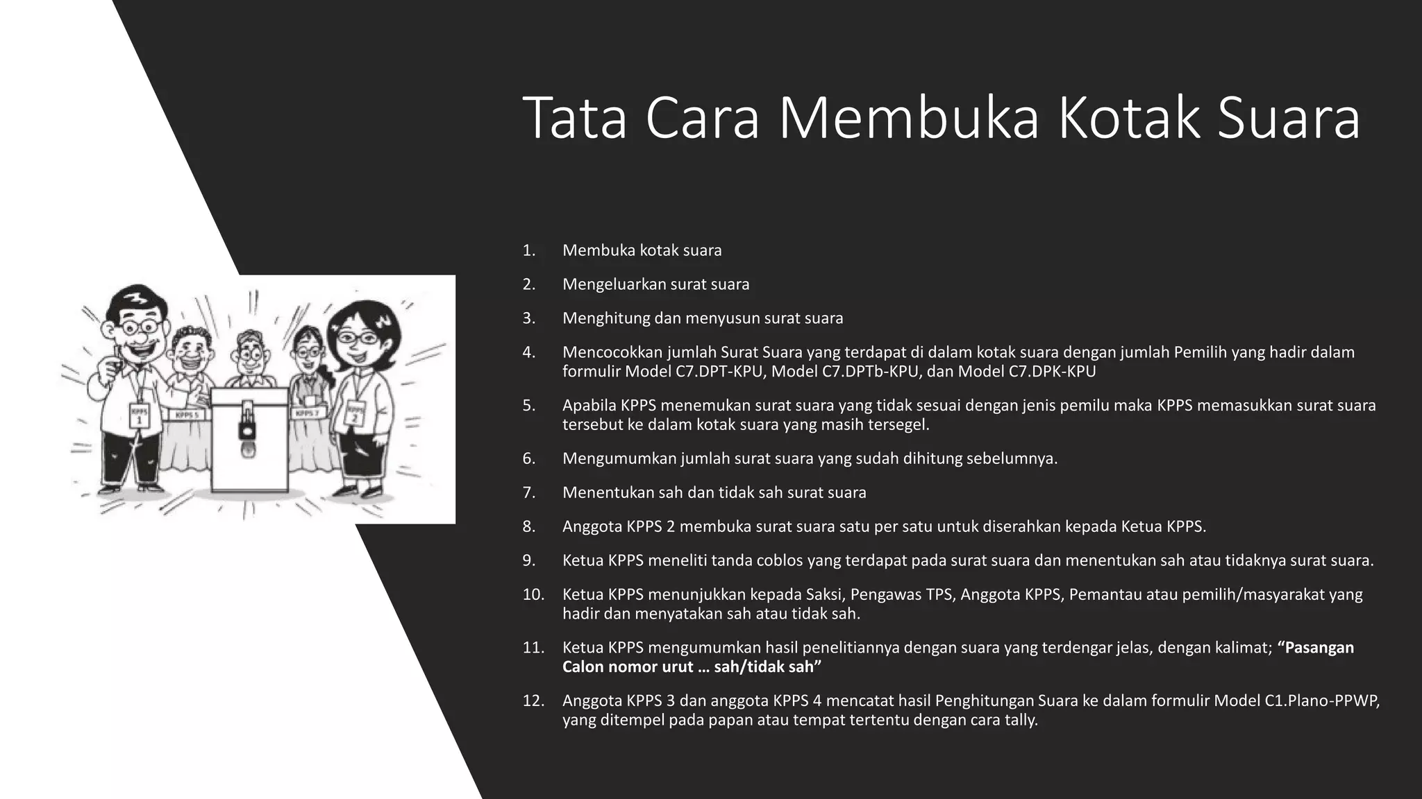 Materi Bimtek KPPS Pemilu 2019 | PDF