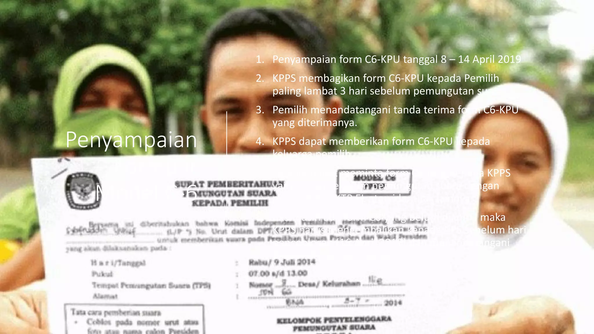 Materi Bimtek KPPS Pemilu 2019 | PDF