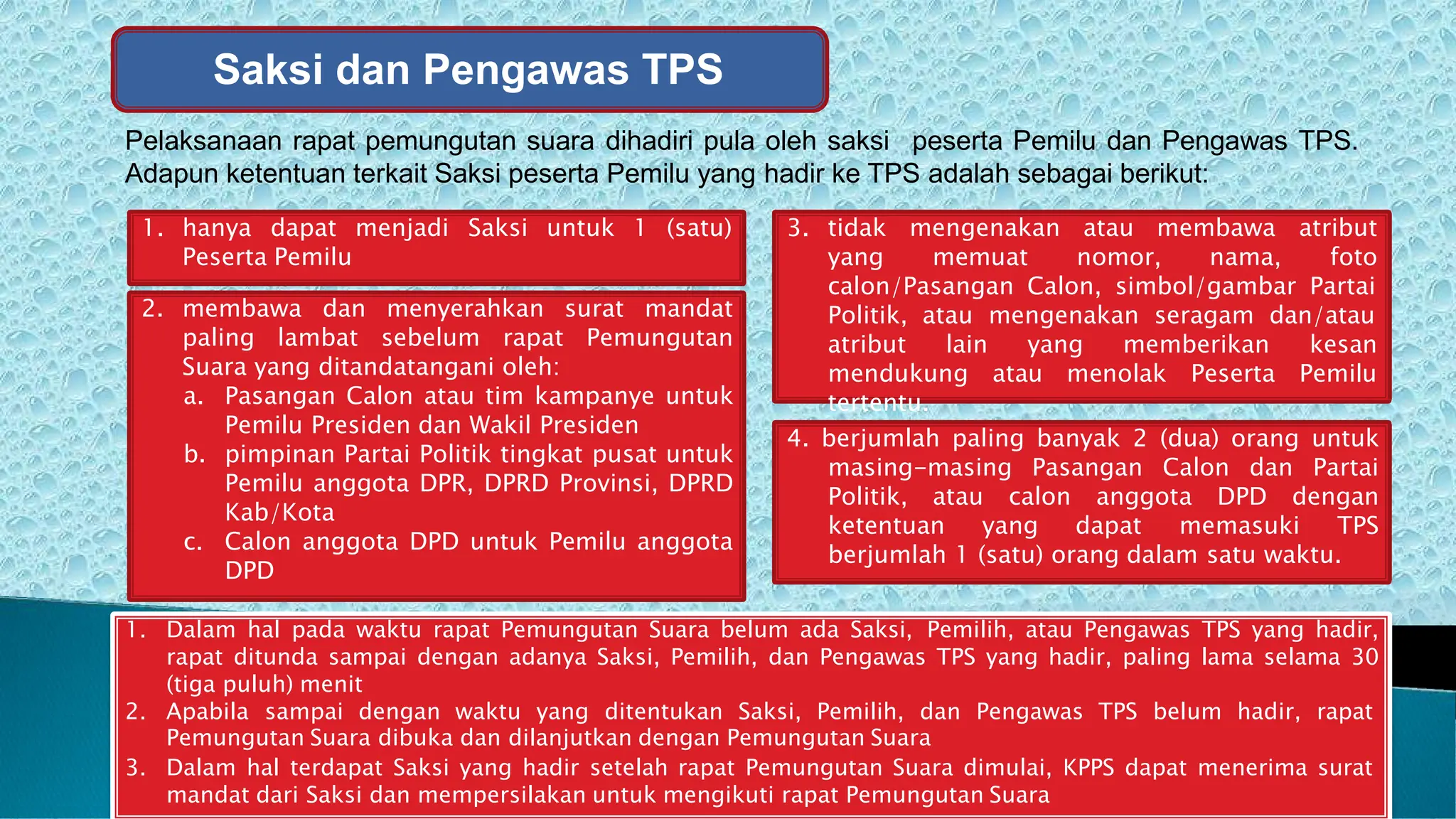 Materi BIMTEK PTPS Pada Pemilu 2024 DC A | PPTX