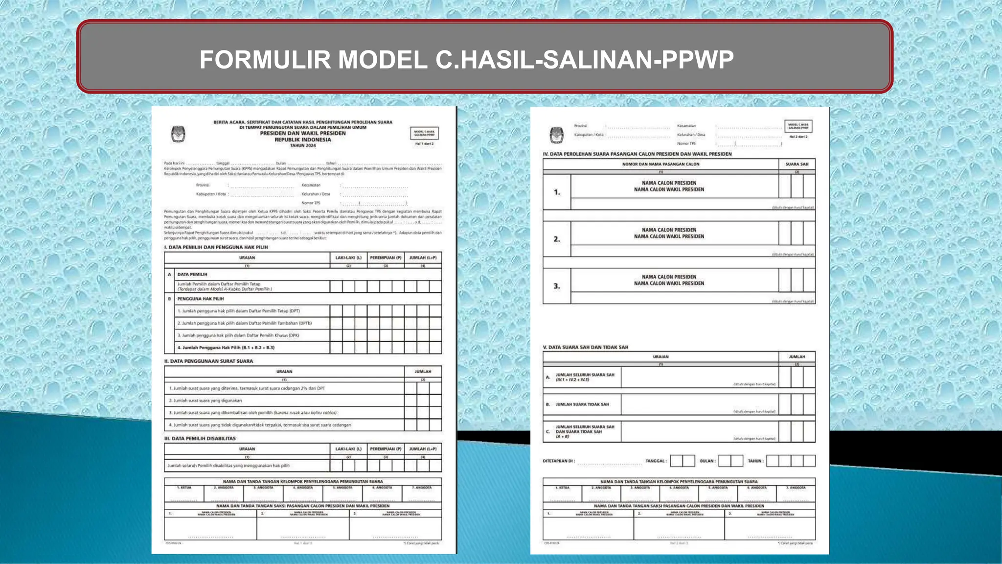 Materi BIMTEK PTPS Pada Pemilu 2024 DC A | PPTX