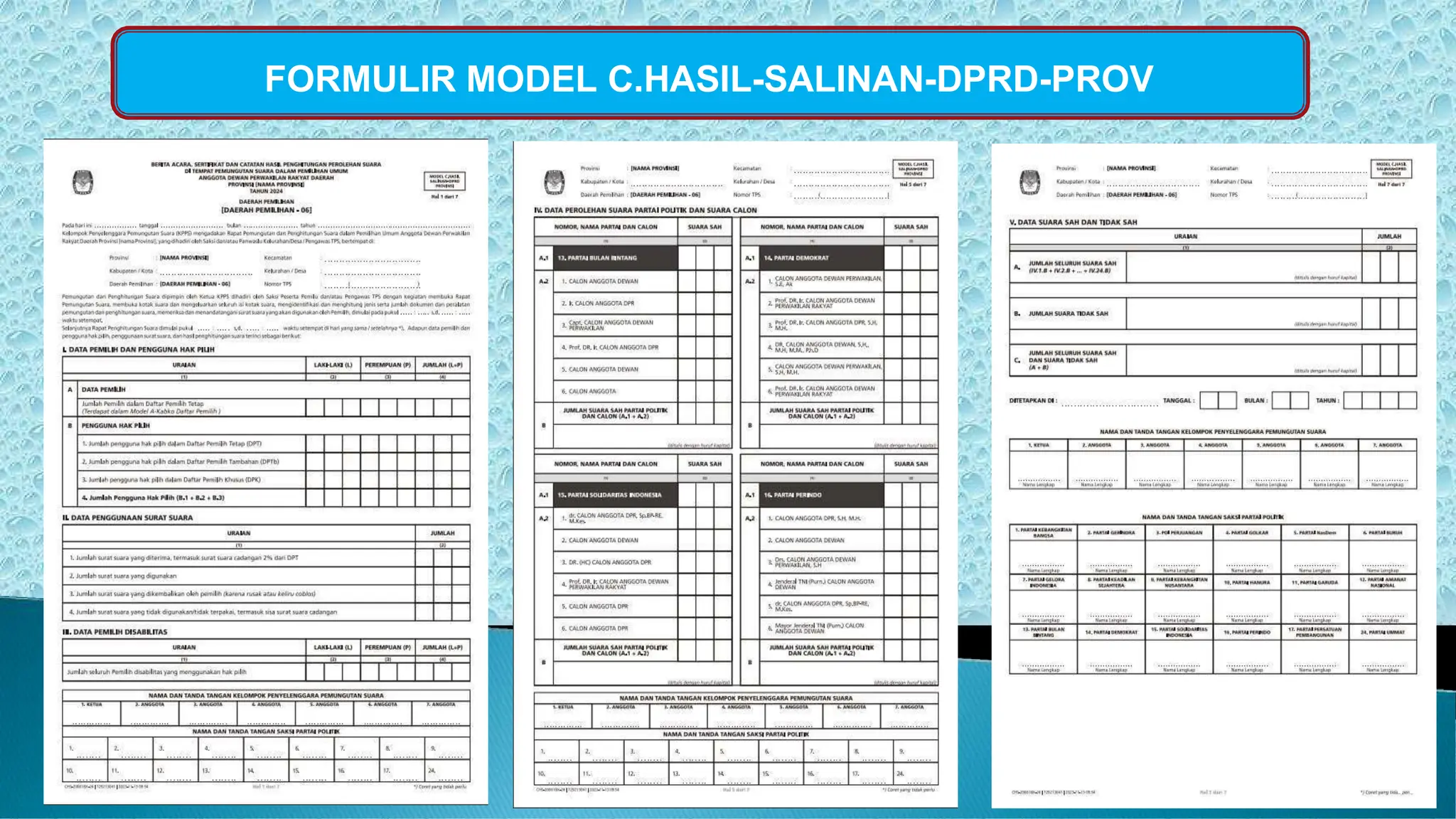 Materi BIMTEK PTPS Pada Pemilu 2024 DC A | PPTX