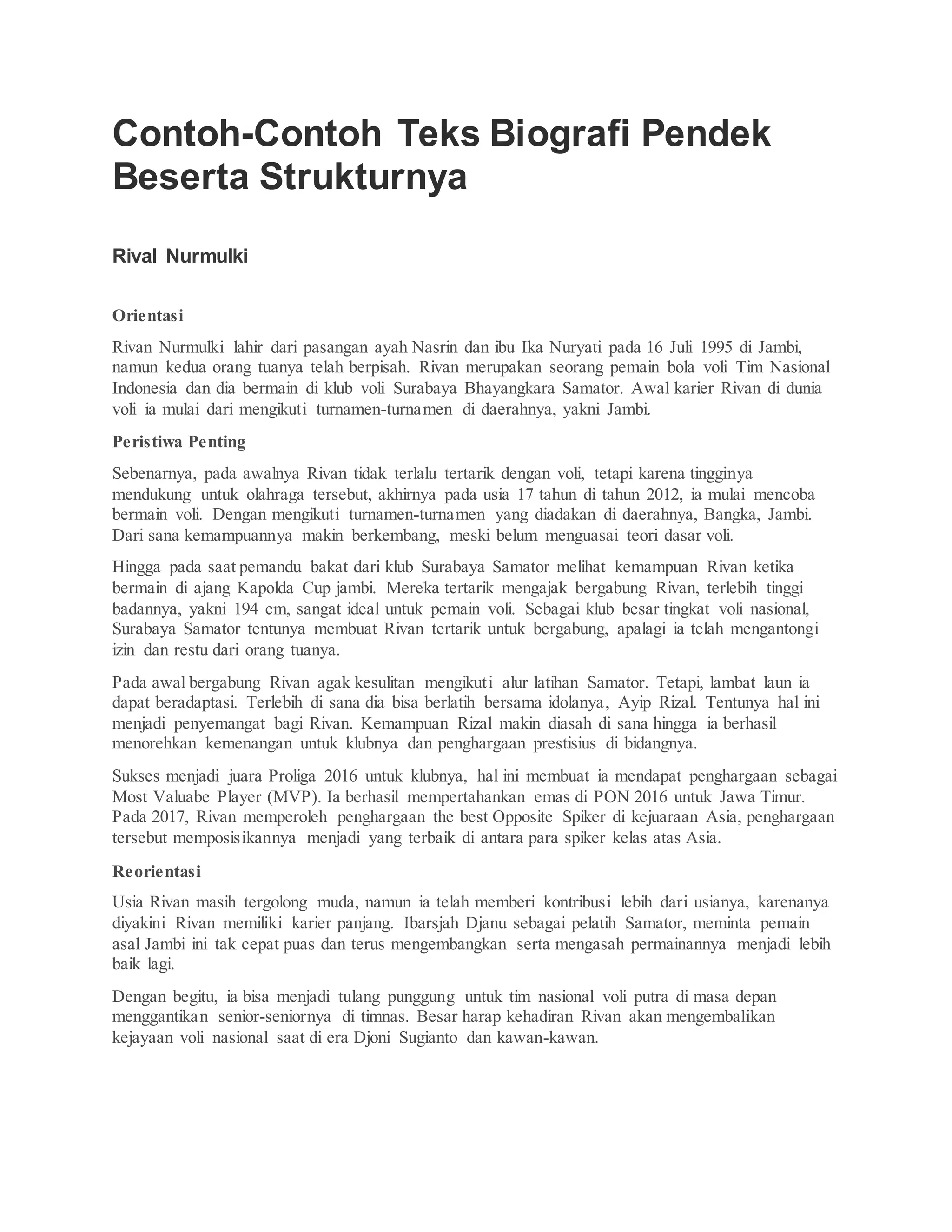 Materi biografi | DOCX