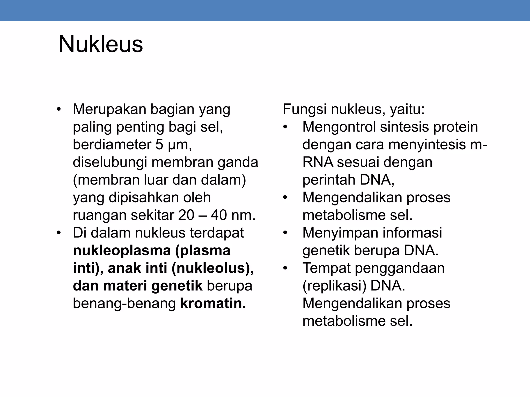 Materi biologi x bab 1 sel | PPTX