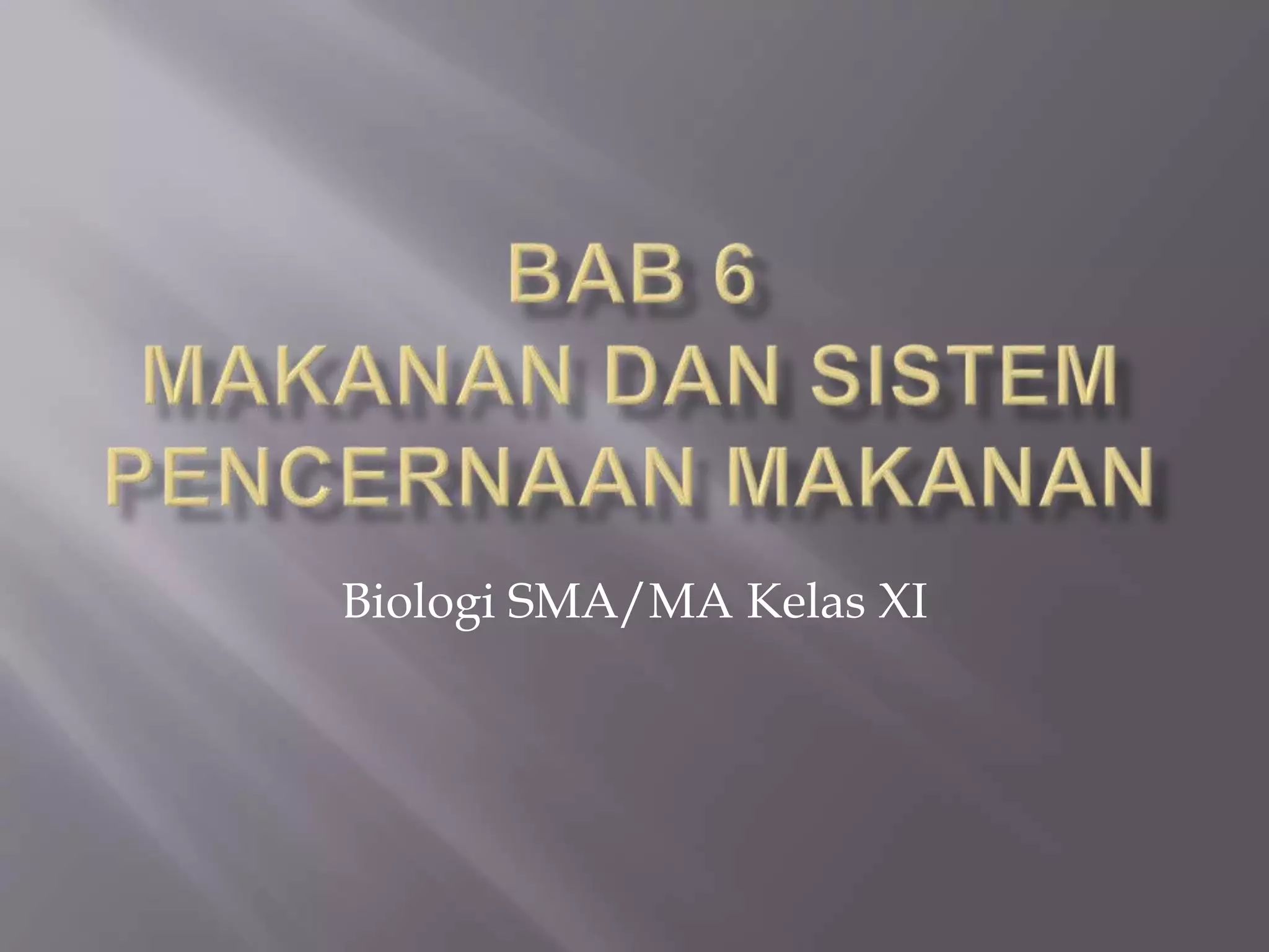 Materi biologi x ppt bab 6 fix | PPT