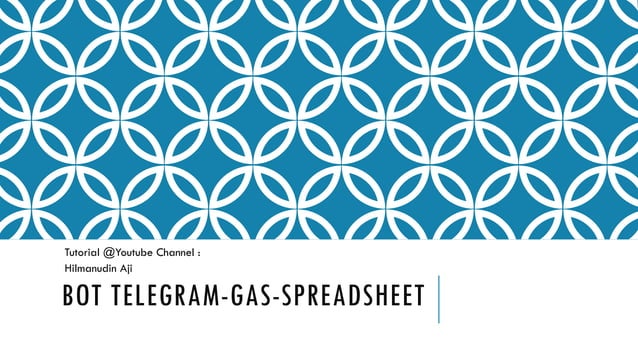 materi Bot Telegram dengan google apps script dan spreadsheet | PDF
