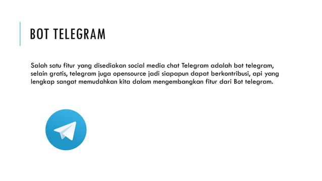 materi Bot Telegram dengan google apps script dan spreadsheet | PDF