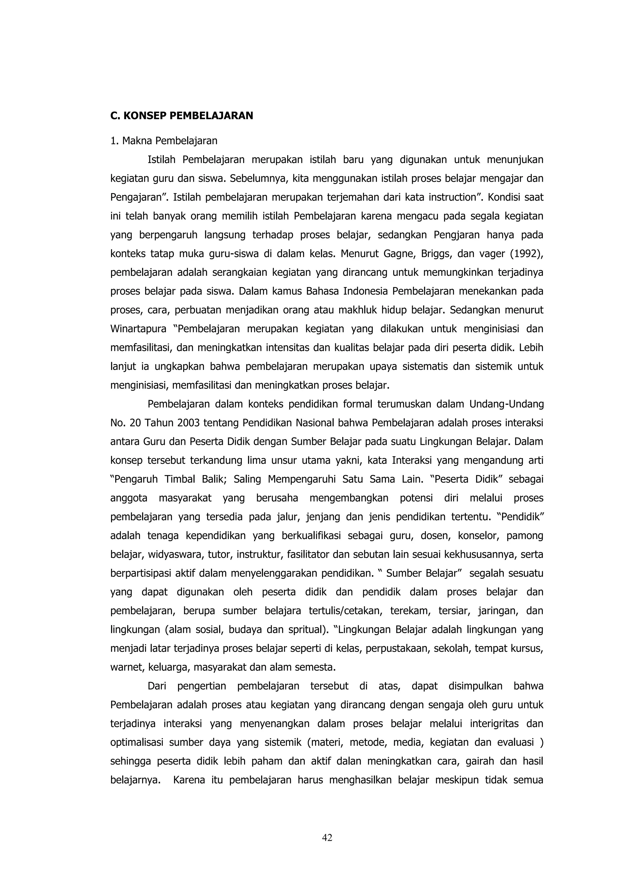 Proses dan Faktor-Faktor yang Mempengaruhi Belajar serta Persepektif Pembelajaran | PDF