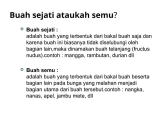 Materi tentang ilmu yang mempelajari Buah-buahan.pptx